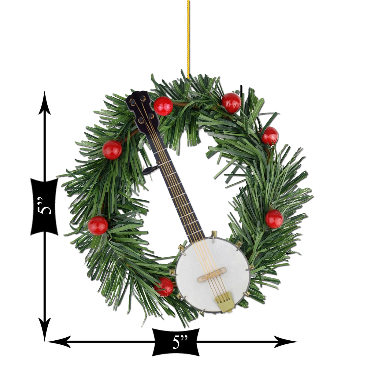 Banjo Ornament – Strum Hollow Music